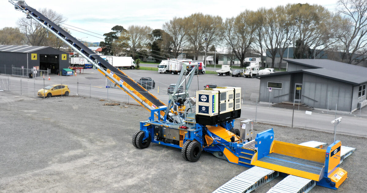 First grain stacker for the 2022 season | MHM Automation