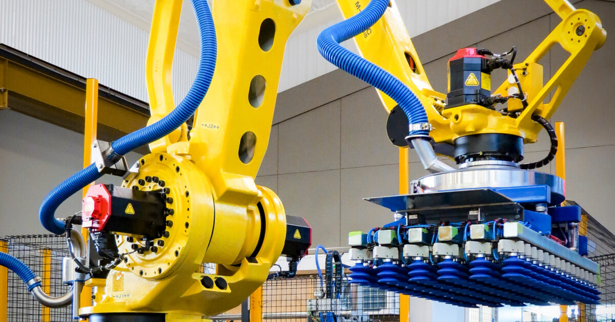 H&C Robotic Palletising System | MHM Automation H&C Robotic Palletising System | MHM Automation